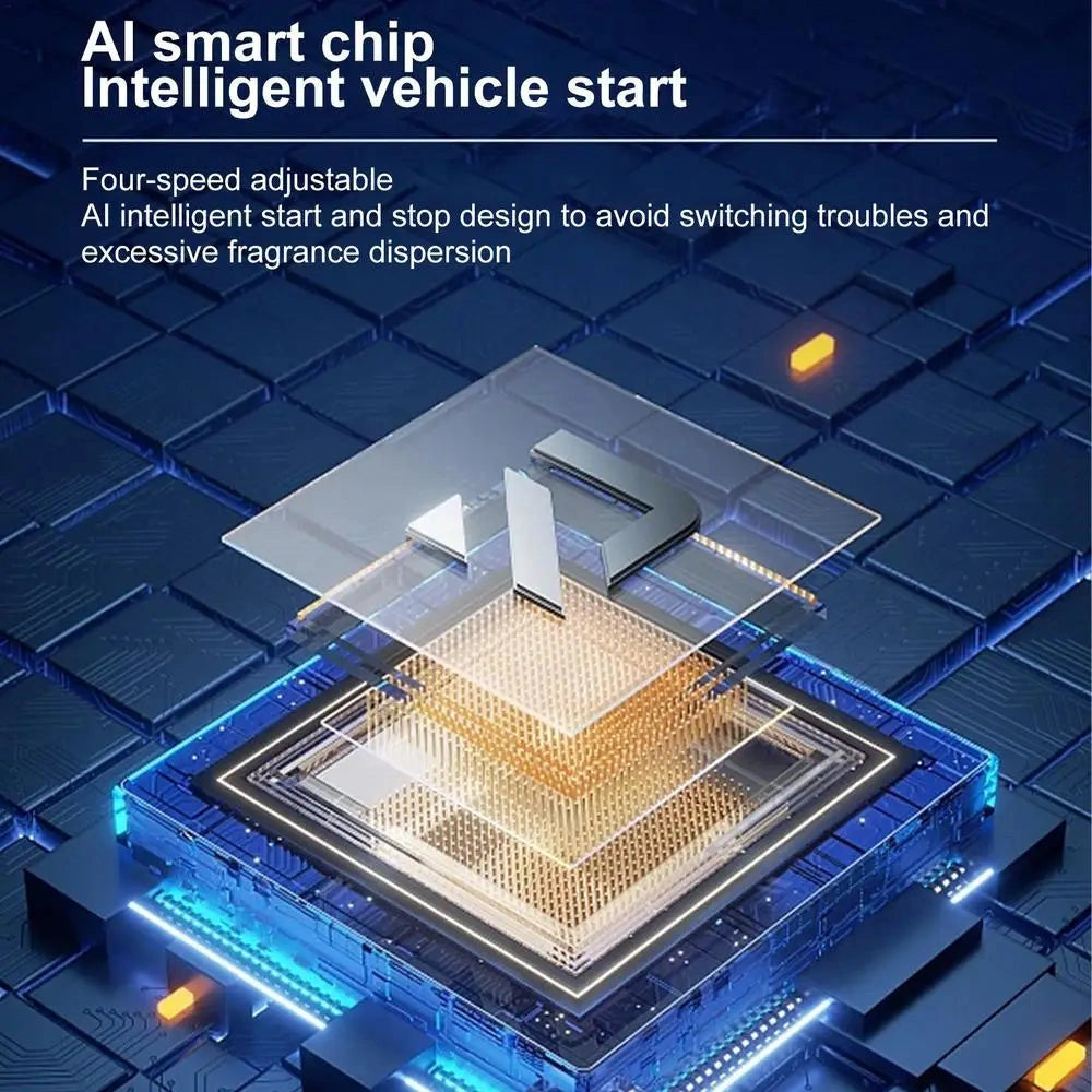 Smart Fragrance Diffuser with Essential Oil(50 ml)-موزع عطور ذكي بالزيت ...