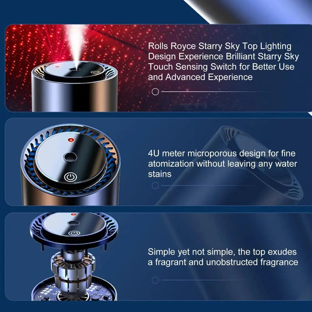 Smart Fragrance Diffuser with Essential Oil(50 ml)-موزع عطور ذكي بالزيت ...